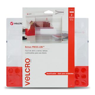 Bolsas PRESS-LOK® Tamaño Mediano 2-Pack - International Velcro