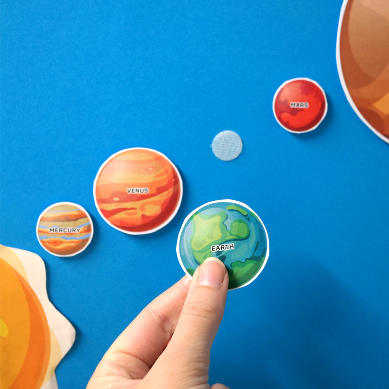 Ordena los Planetas - Idea para el Salón de Clases - International Velcro