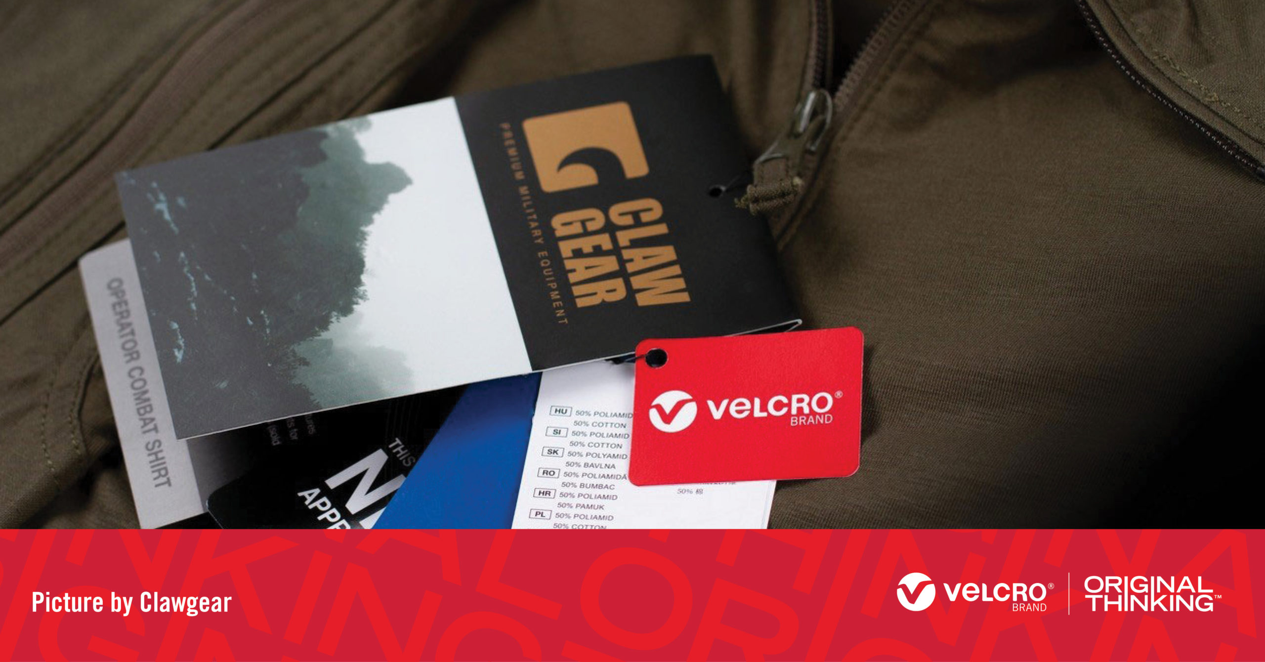 CLAWGEAR tactical apparel depends on VELCRO® Brand fasteners for ...